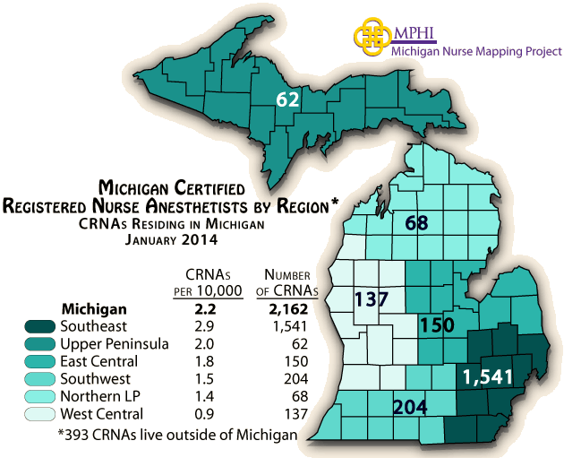 Michigan Certified Registered Nurse Anesthetists, Michigan Nurse ...